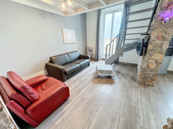 Proche Croisette Magnifique 4p/8 Couchages Vue Mer - Cannes