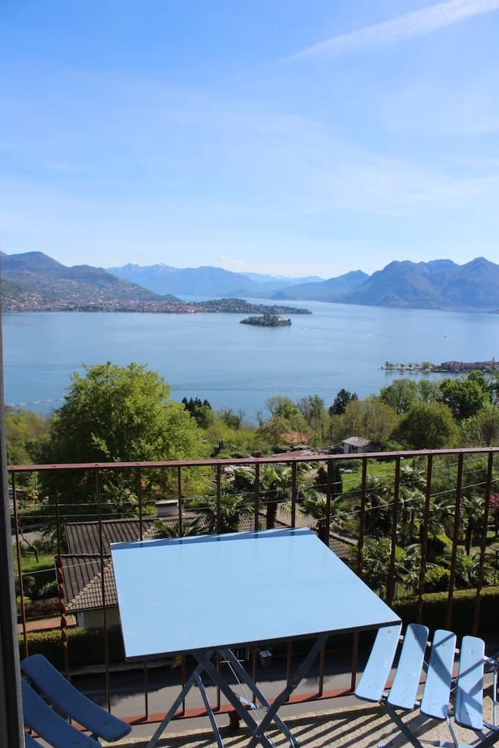 View Of Islands From The Balcony Of Deborah House - Stresa
