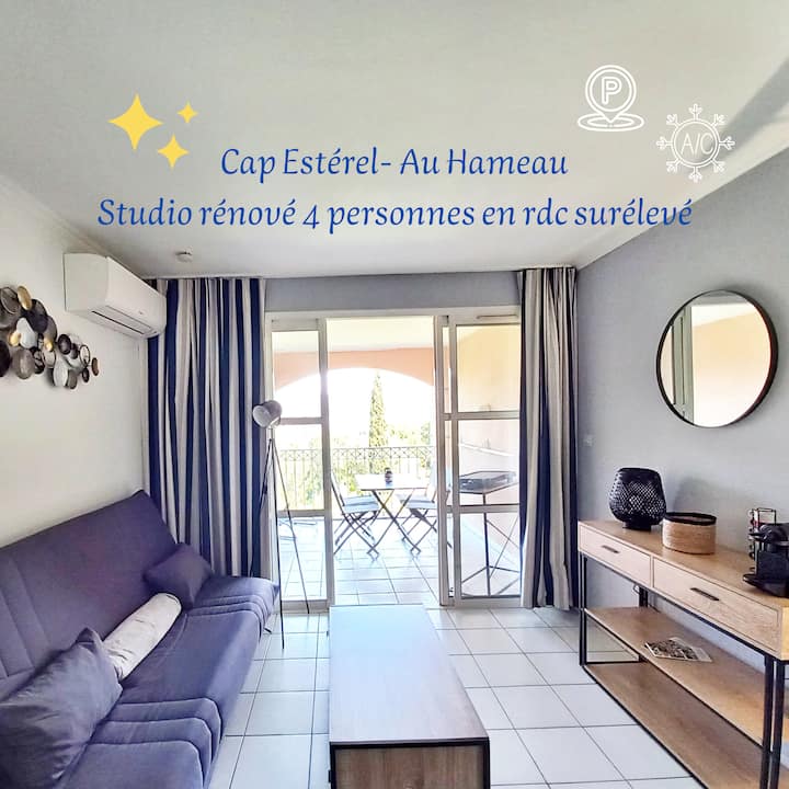 "Pause Azur"-cap Estérel-rdc-studio 4 Pers-clim - Le Trayas