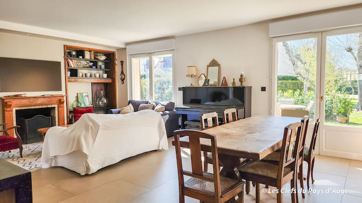 Charmante Maison, 8 Personnes, Piscine Et Tennis - Deauville