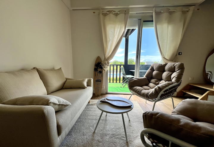 Appartement Cozy, Plage  A 1 Min Avec Piscine - Moëlan-sur-Mer