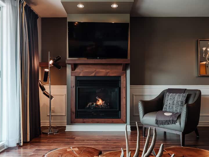 Nymark 2br + Accès Au Sommet St-sauveur In & Out - Saint-Sauveur