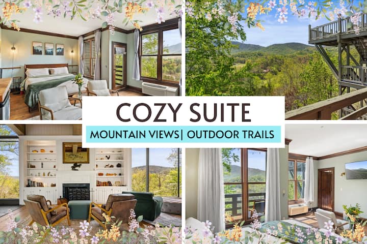 Stunning Smoky Mountain Views | Balcony + King Bed - Townsend, TN