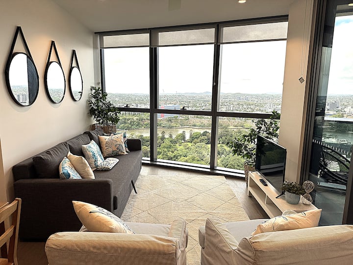 Queens Wharf, Spectacular River Views, Sleeps 6 - Brisbane