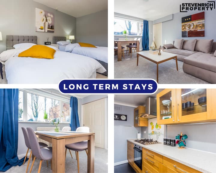 Spacious 2 Bedroom House Long Term Stays - Newcastle upon Tyne
