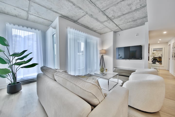 Mtl Old Port Glow: Elegant 1br Escape Ym9 - Montreal