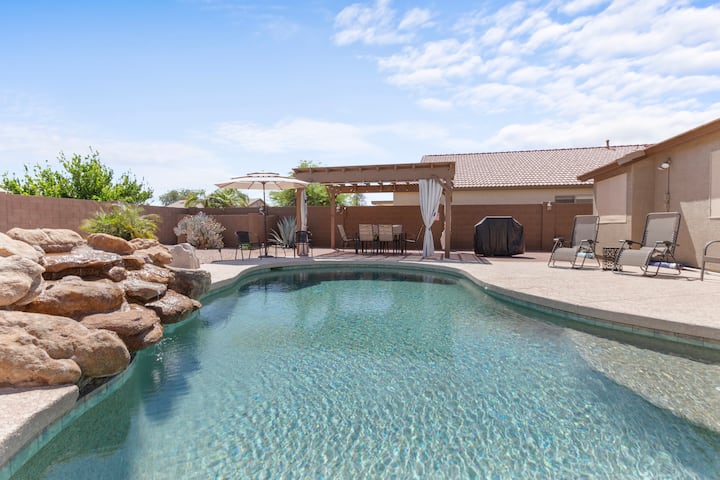 Sunny 2br Home With Heated Private Pool - San Tan Valley, AZ