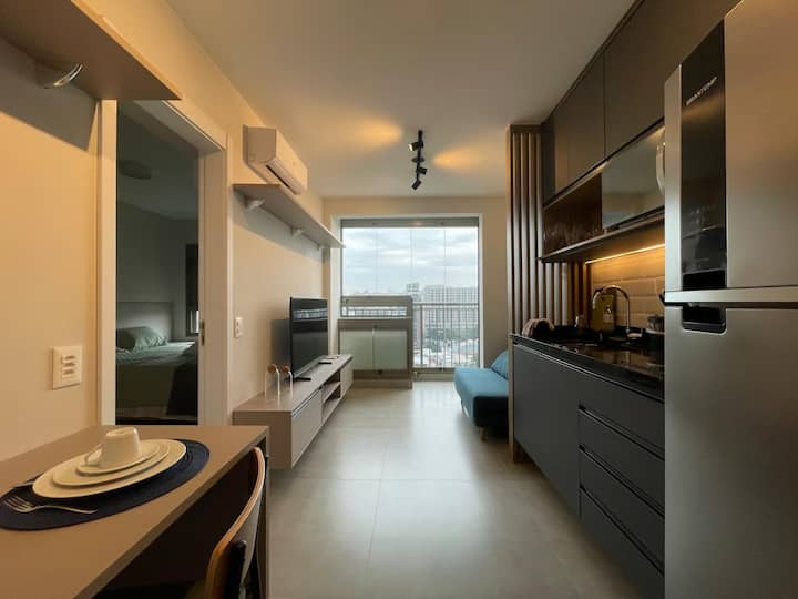 Apartamento Quarto E Sala Lindíssimo No Campo Belo - Santo Amaro