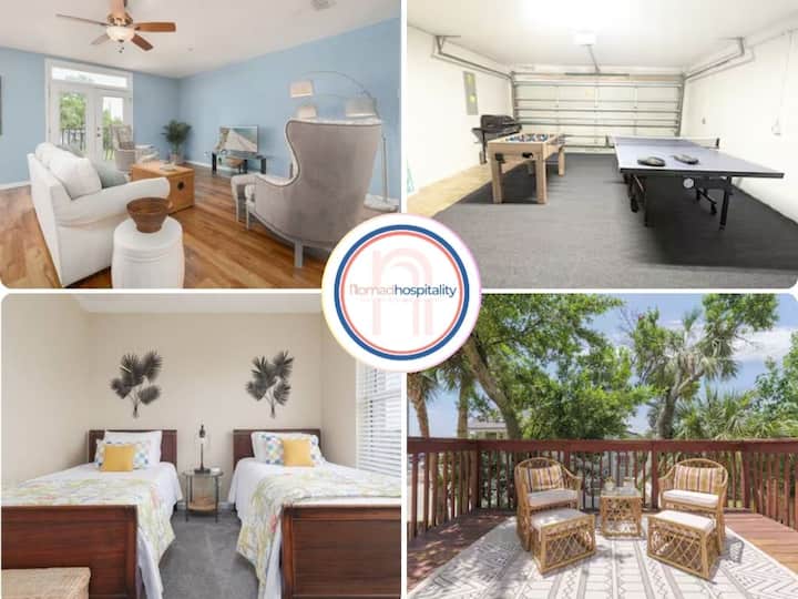 Be A Nomad - Beach Home W/ Yard & Office - Jacksonville Beach, FL