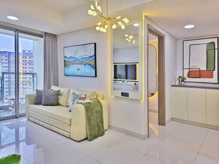 By Bay Sanliving • 3br • 9pax • Near Pik Ave Mall - Jakarta