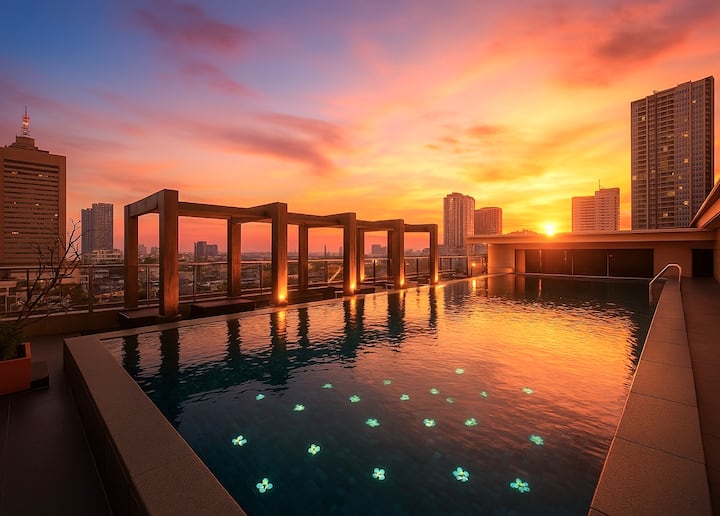Elegant & Spacious Suite At Palette Bella B - Bangkok
