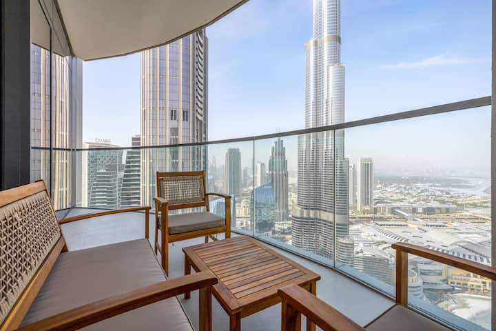 Sky-high Elegance W/ Unrivaled Burj Khalifa Views - Dubai