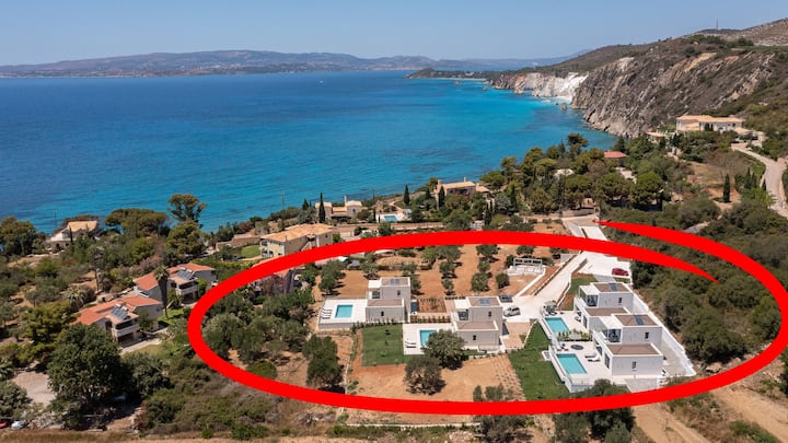 Walk To Beach · 8 Br · Private Pools ·  Sleep 20 - Cephalonia