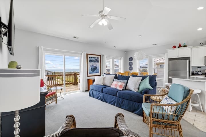 Oceanview – Just Steps From The Sand! - Topsail Island, NC