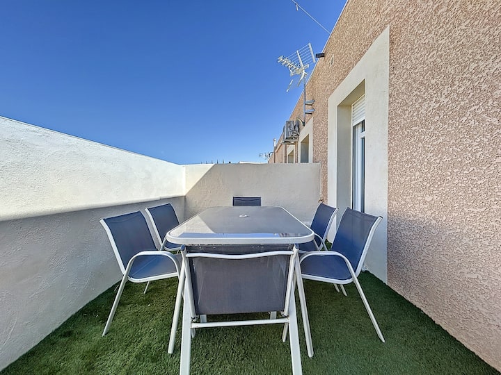 Le Grenache - Appartement Avec Terrasse - Clim - Sigean