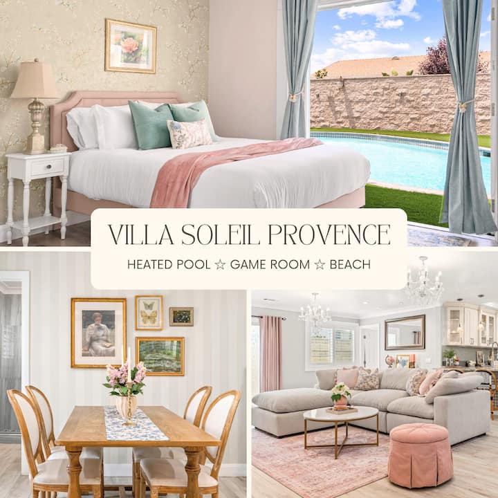 *New* Villa Soleil Provence Beachside Pool Getaway - Huntington Beach, CA