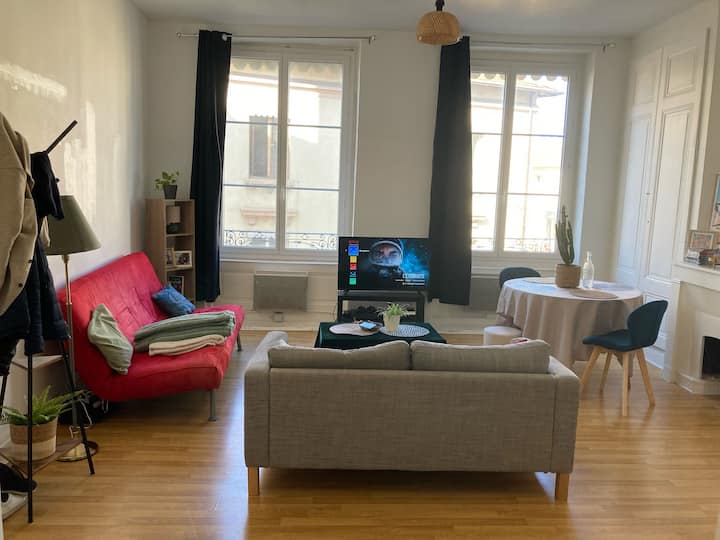 Appartement T2 Cosy 47m2 Saxe - Lyon