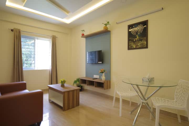 Peaceful 1 Bhk Apartment- Wifi+kitchen @Hsr Layout - Bangalore