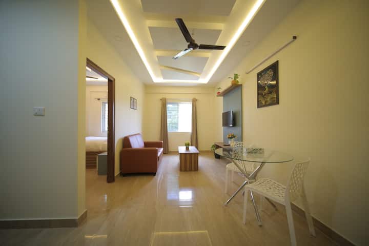 Cozy 1bhk Apartment|hsr Layout| Wifi-kitchen-gym - Bengaluru