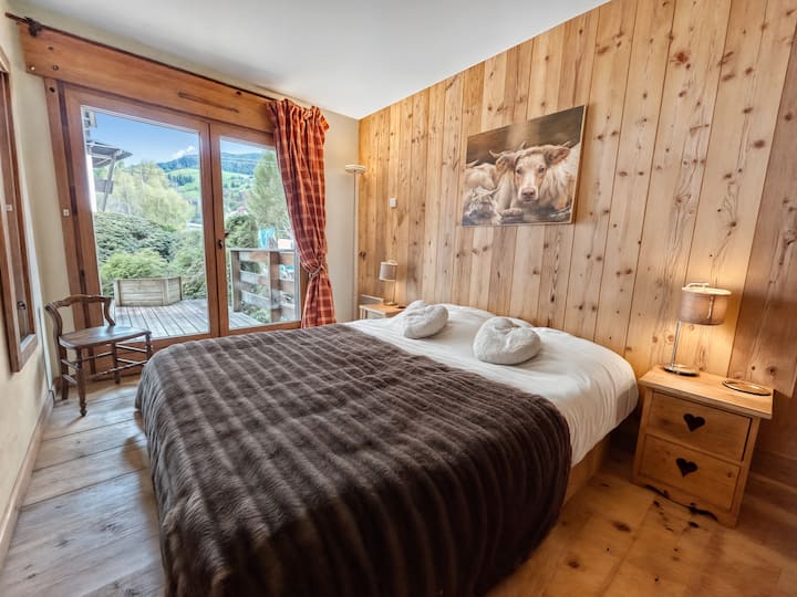 Appartement Cosy:t3 Avec Terrasse, Jardin & Garage - Praz-sur-Arly