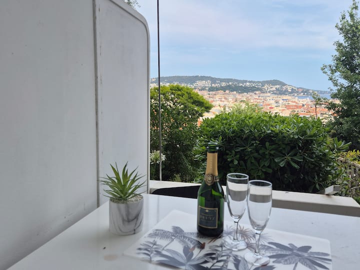 New !Panoramic View On Nice And Mediterranean - Gare de Nice Ville
