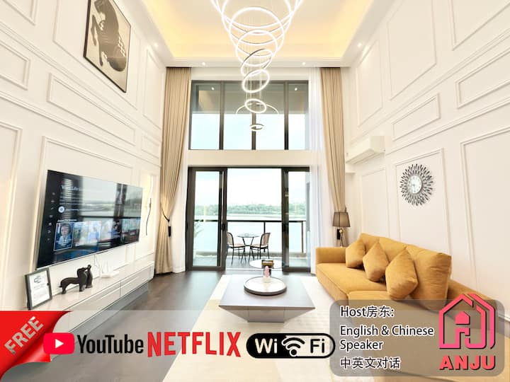 Seaview Duplex Unit At R&f Seine Region By Anju - Johor Bahru