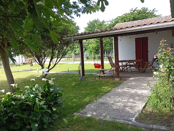 Maison Plein Centre Avec Jardin, 5 Personnes/2ch. - Hourtin Plage