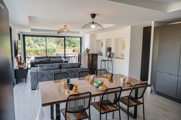 Villa 6 Pers Avec Spa Et Vue Mer - Santec