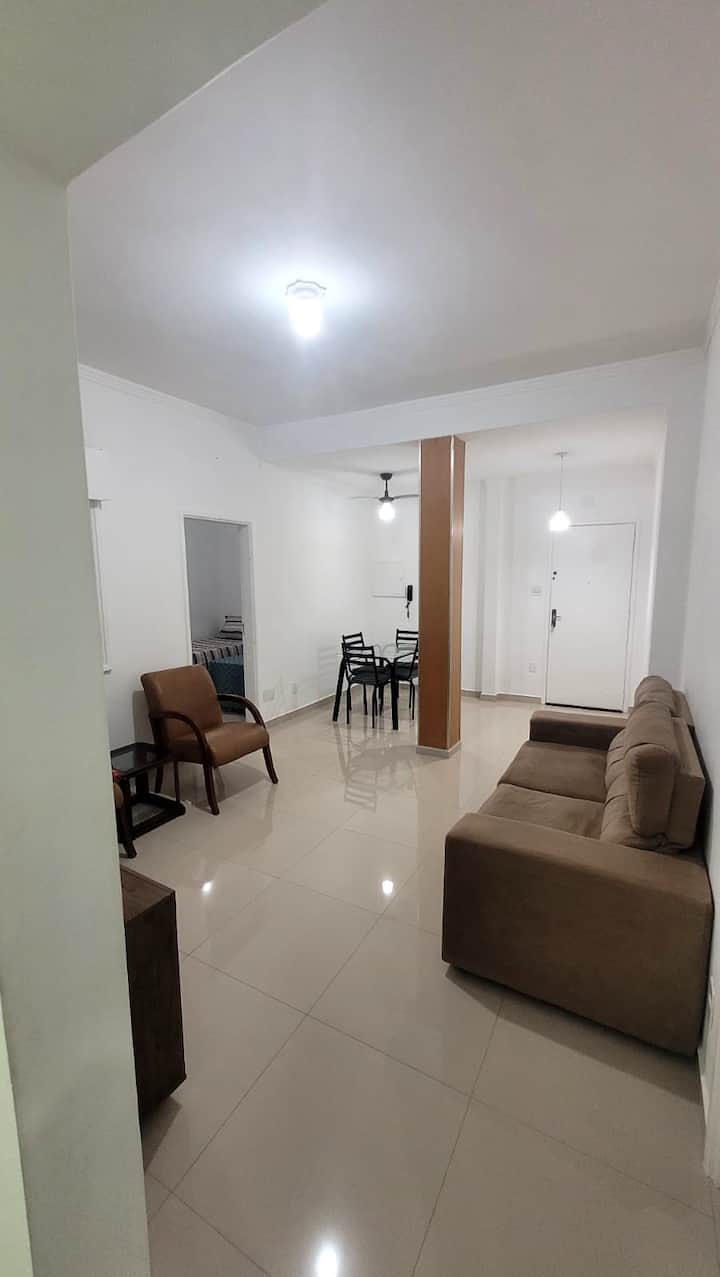 Apartamento Na Quadra Da Praia Do Embaré - Santos