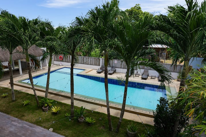 Bamboo Oasis #7 - Appart Sérénité & Vue Piscine - Panglao