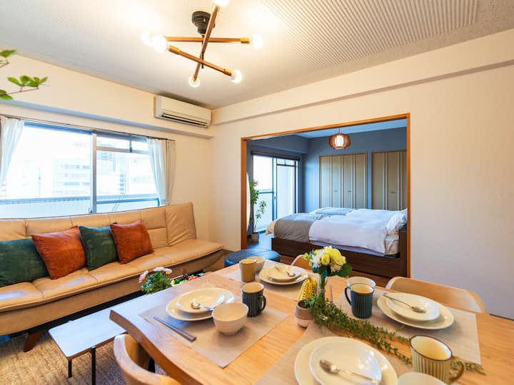 【Newopen特価】最大7名/無料駐車場あり/瓦町駅徒歩6分/完全貸切/ファミリーやグループ - Takamatsu