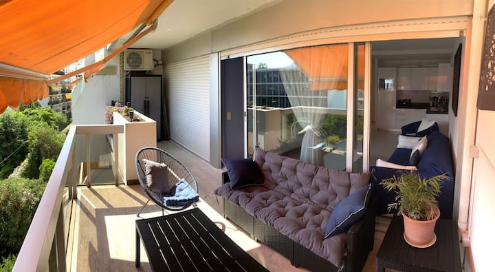 3p Grande Terrasse Parking Wifi Climatisation - Ibis Styles Menton Centre