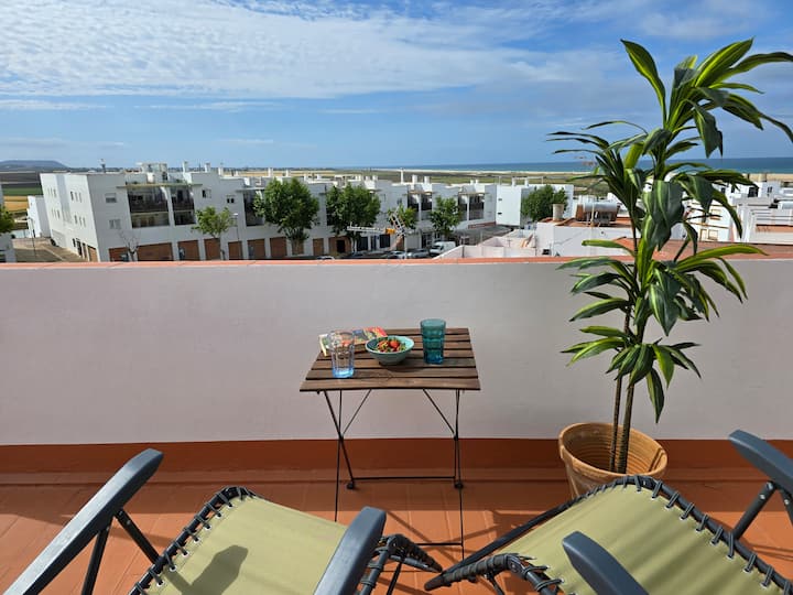 Apto Conil Azotea Vista Mar, Playa 8 Min Y Relax - Conil de la Frontera