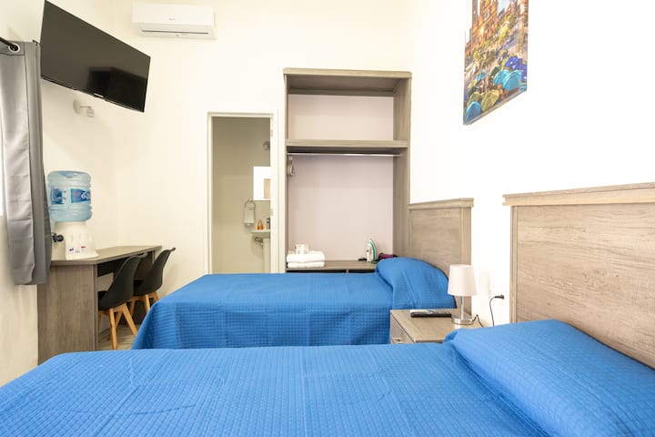 Twin-bed Studio W/ Garden Central - Guadalajara