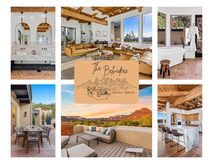 The Belvedere | Hot Tub, Sauna & Red Rock Views - Arizona