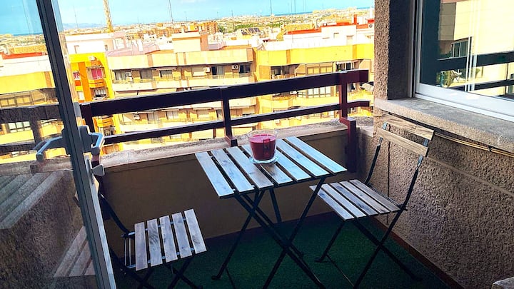 Apartamento Cerca De La Playa Y Del Centro - Alboraya