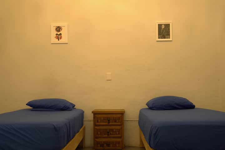 Private Room · 2 Single Beds - Gdl Centro - Guadalajara
