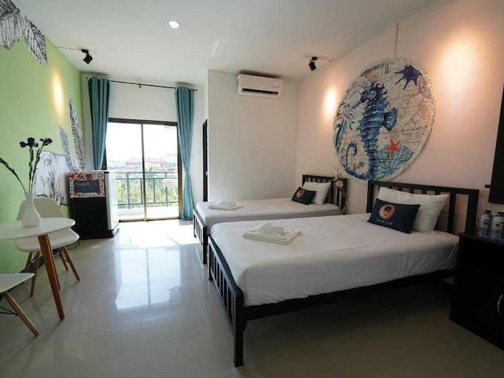 Tropical Twin Retreat | Deluxe Comfort In Patong - Pa Tong