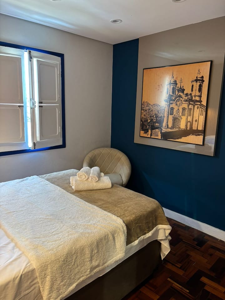 Apartº Topázio • Linda Vista • P/ 4 Pessoas - Ouro Preto
