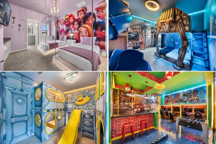 12bd/11.5 Ba Sleeps 30! Paradiso Grande (5890 Hs) - Orlando