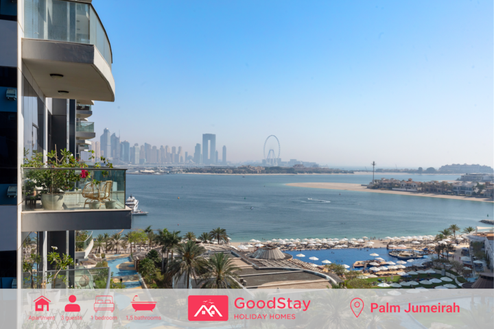 Modern 1bd, Beautiful Seaview, Pool & Beach Access - Dubai