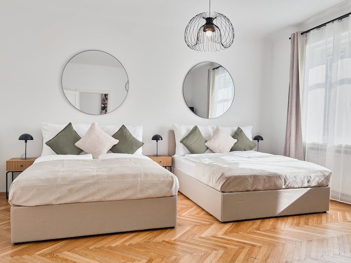 Bright - 3br - Fast Wifi - At Bus And Tram Station - Bécs