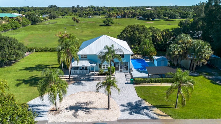Peaceful 6br Country Retreat-bring Your Horses! - Okeechobee, FL