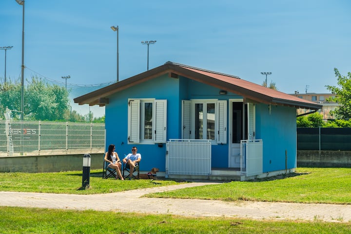 Bungalow Sulla Spiaggia Fronte Mare Con Giardino - Cesena