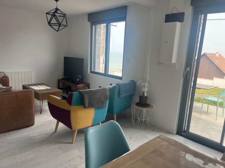 Maison Vue Mer Magnifique 3 Chambres Sur Falaise - Ault