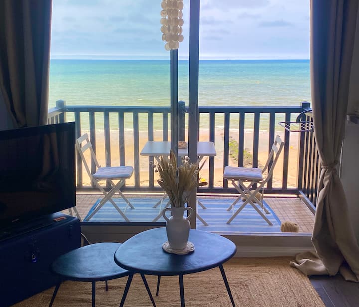 Vue Mer 180° Exceptionnelle – Balcon – 4 Pers - Houlgate