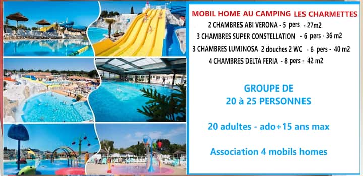 Groupe 20 à 25 Pers (20 Adultes / Ado+15ans Max) - Charente-Maritime