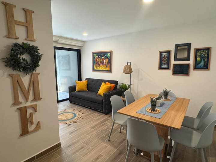 <New> Cozy Twin Suite + Rooftop Pool - Guatemala