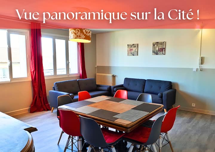 Grand Appartement Avec Vue Sur La Cité - Carcassonne