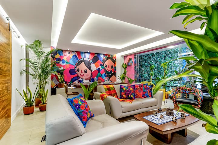 La Vida Condesa At Amsterdam Street 4br/ac/ 8 Pax - Mexiko-Stadt